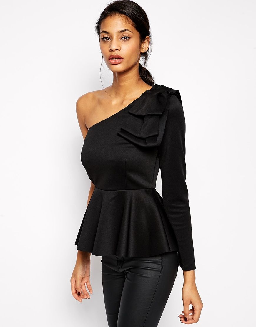 ASOS - Top à basque asymétrique - Asos - Pickture