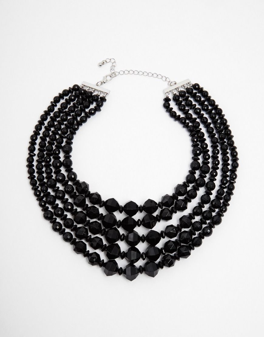 ASOS - Collier ras de cou multi-rangs avec perles - Asos - Pickture