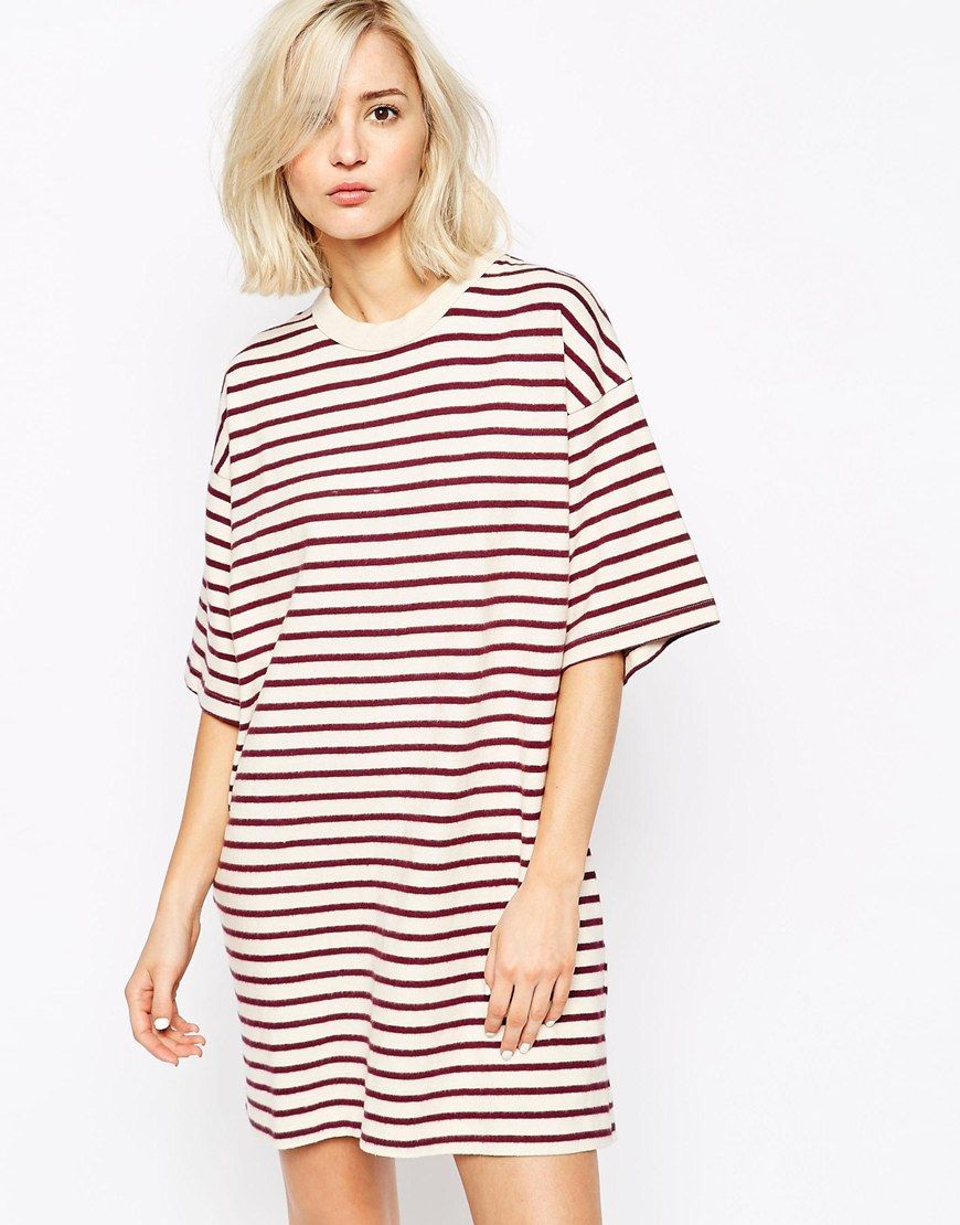 Wood Wood - Robe rayée en coton brossé - Wood Wood - Pickture