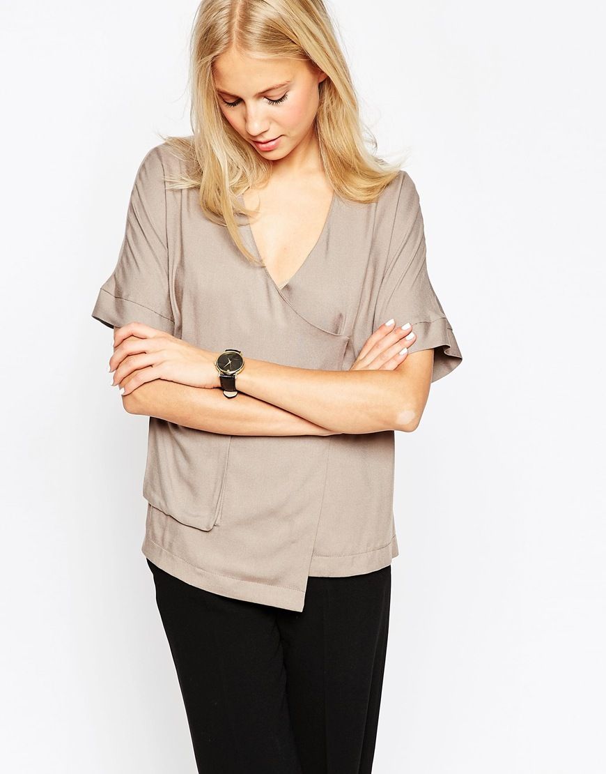 ASOS - Chemisier fonctionnel effet cache-cœur - Asos - Pickture